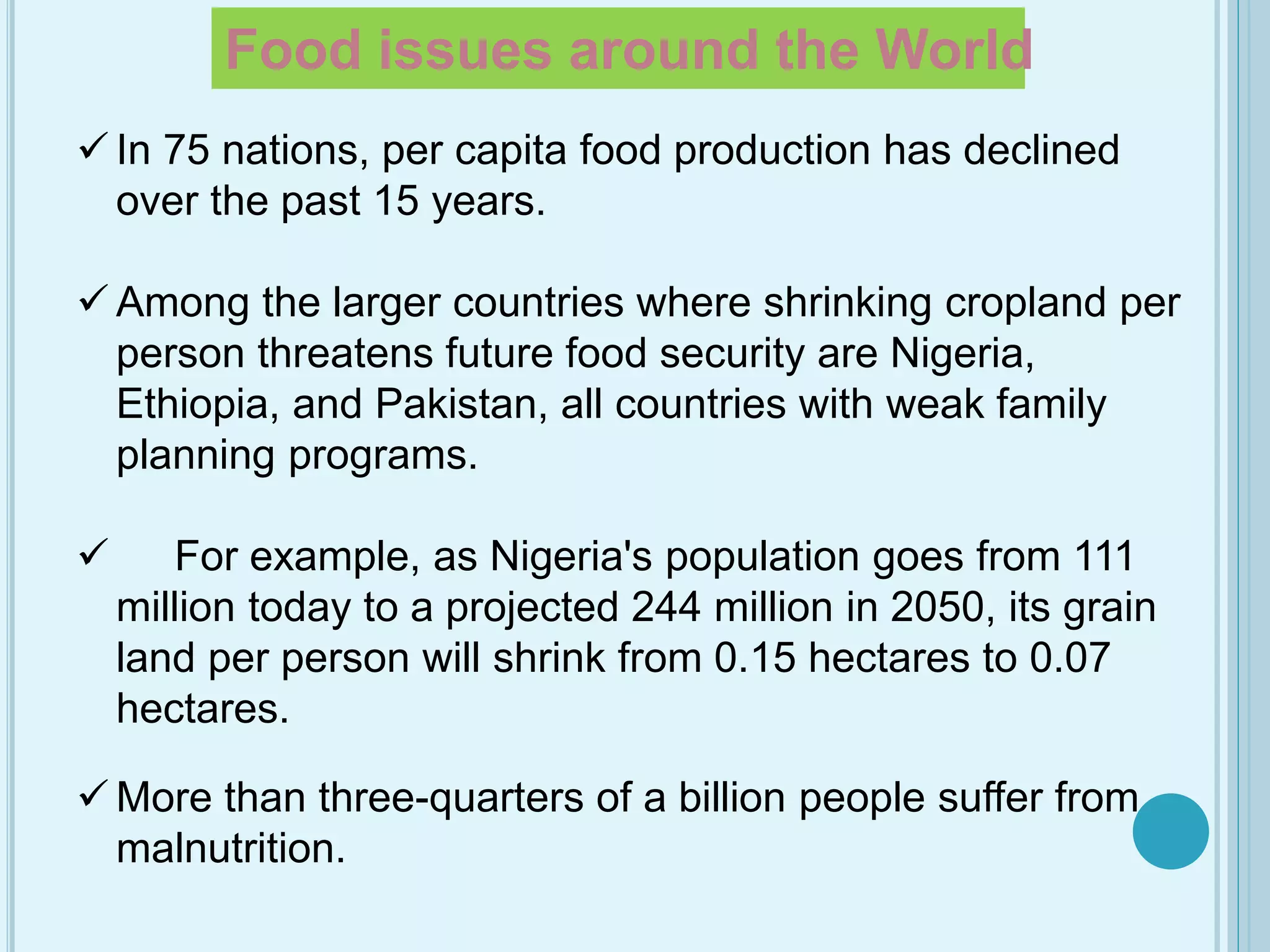 Population and food supply | PPTX
