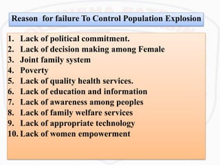 Population and its control | PPSX