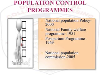 Population and its control | PPSX