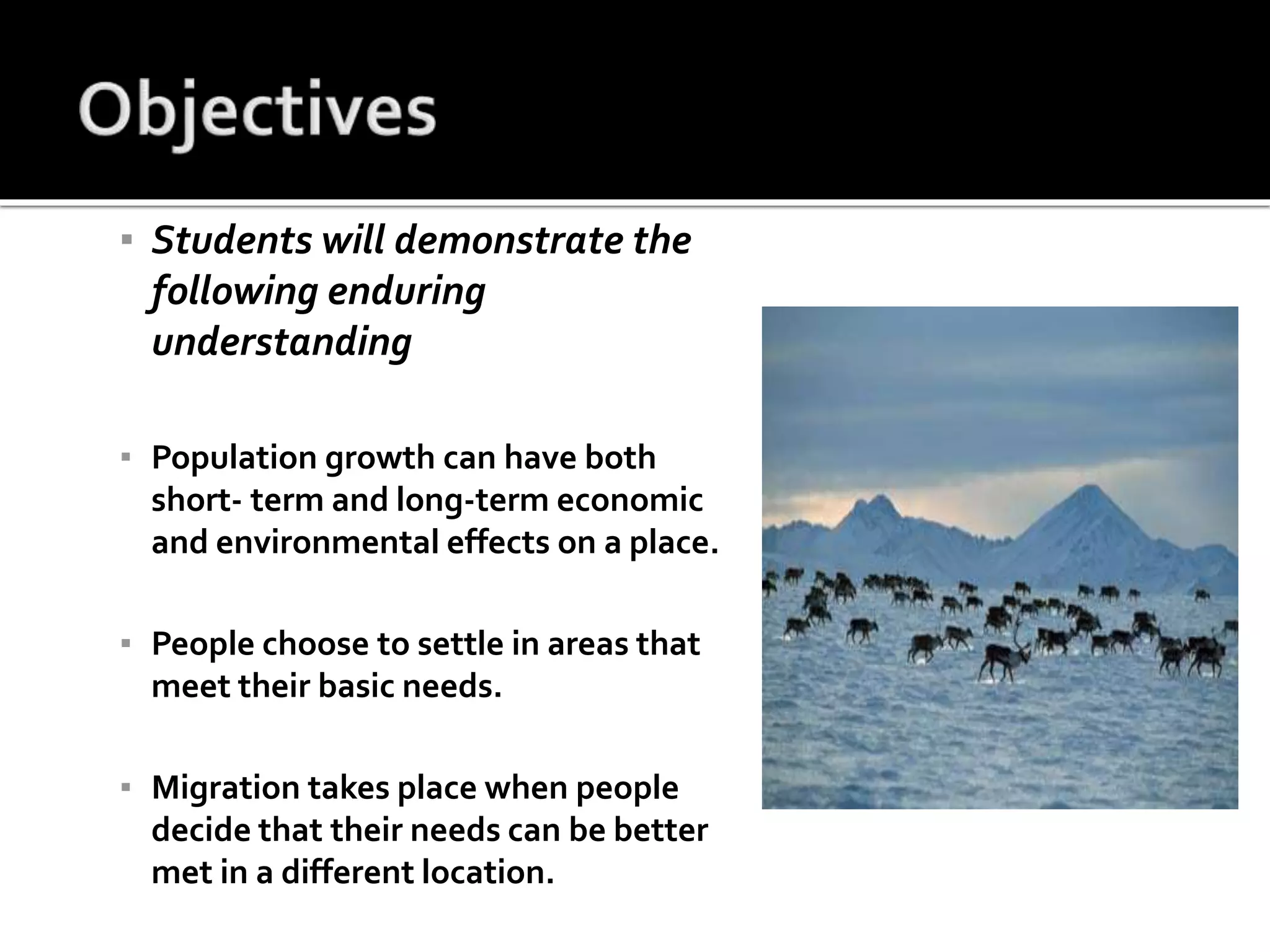 Population and movement | PPT