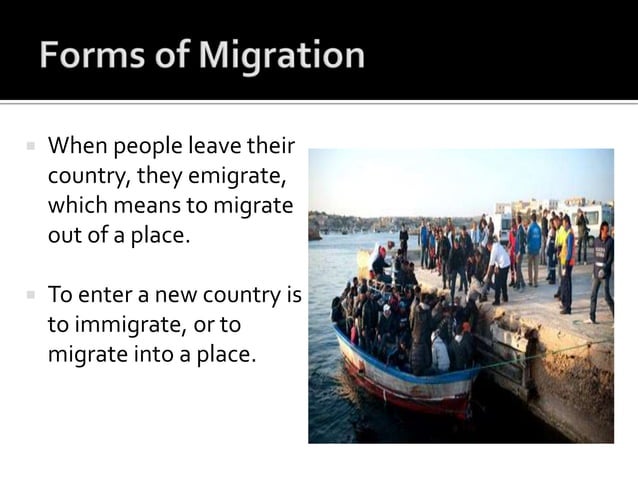 Population and movement | PPT