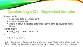 Population and sample mean | PDF