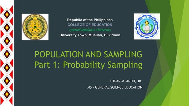Population and sampling | PPT