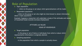 Population and sampling | PPTX | Science