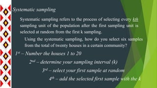 Population and sampling | PPTX | Science