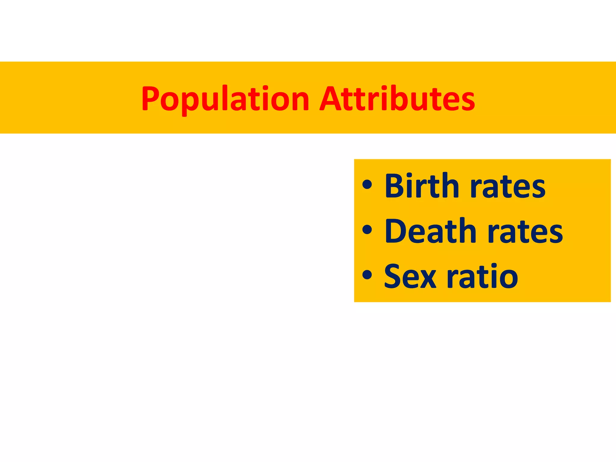 Population attributes | PPTX
