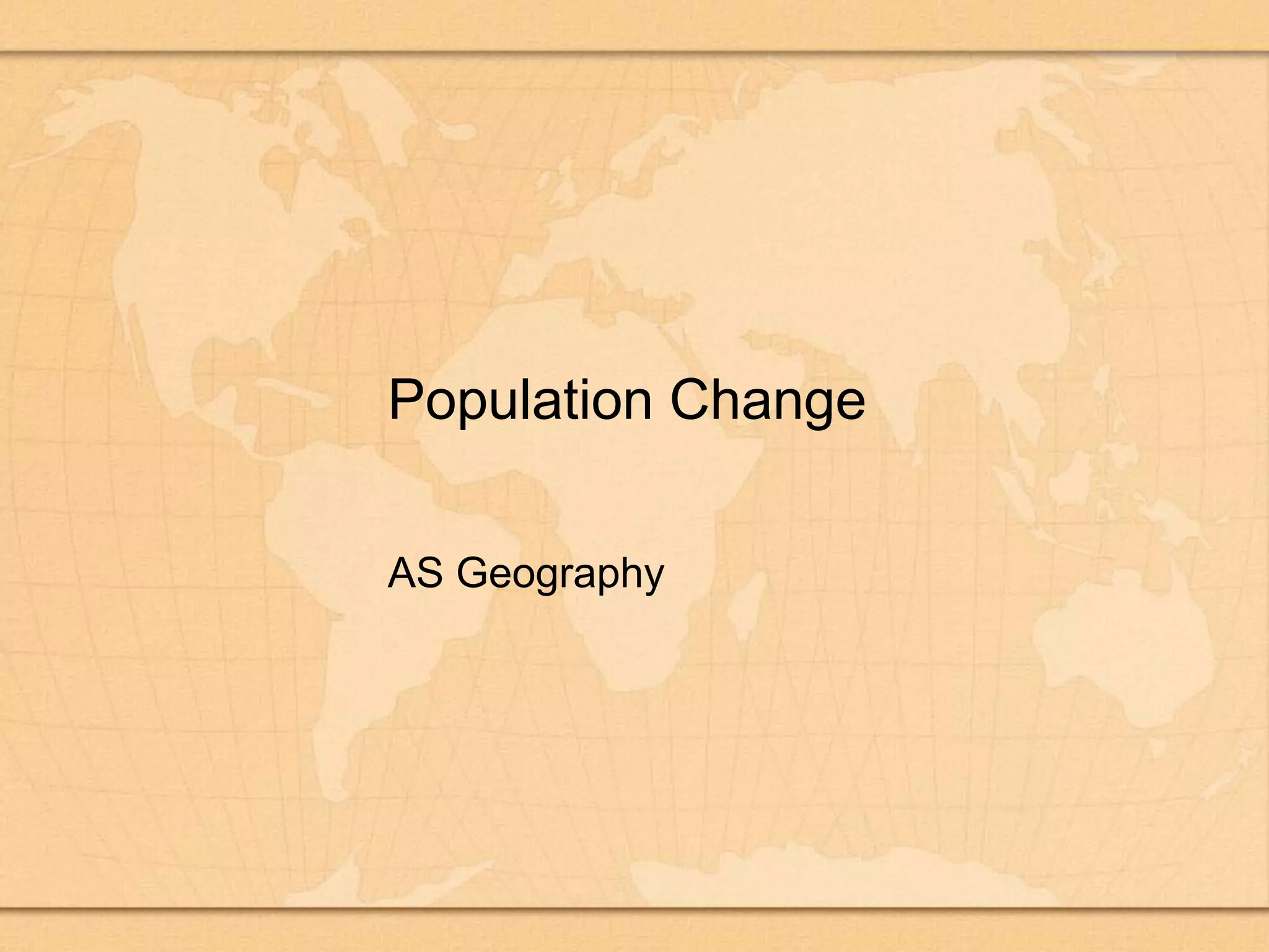 Population Change | PPTX