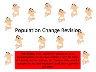 Population change revision | PPTX