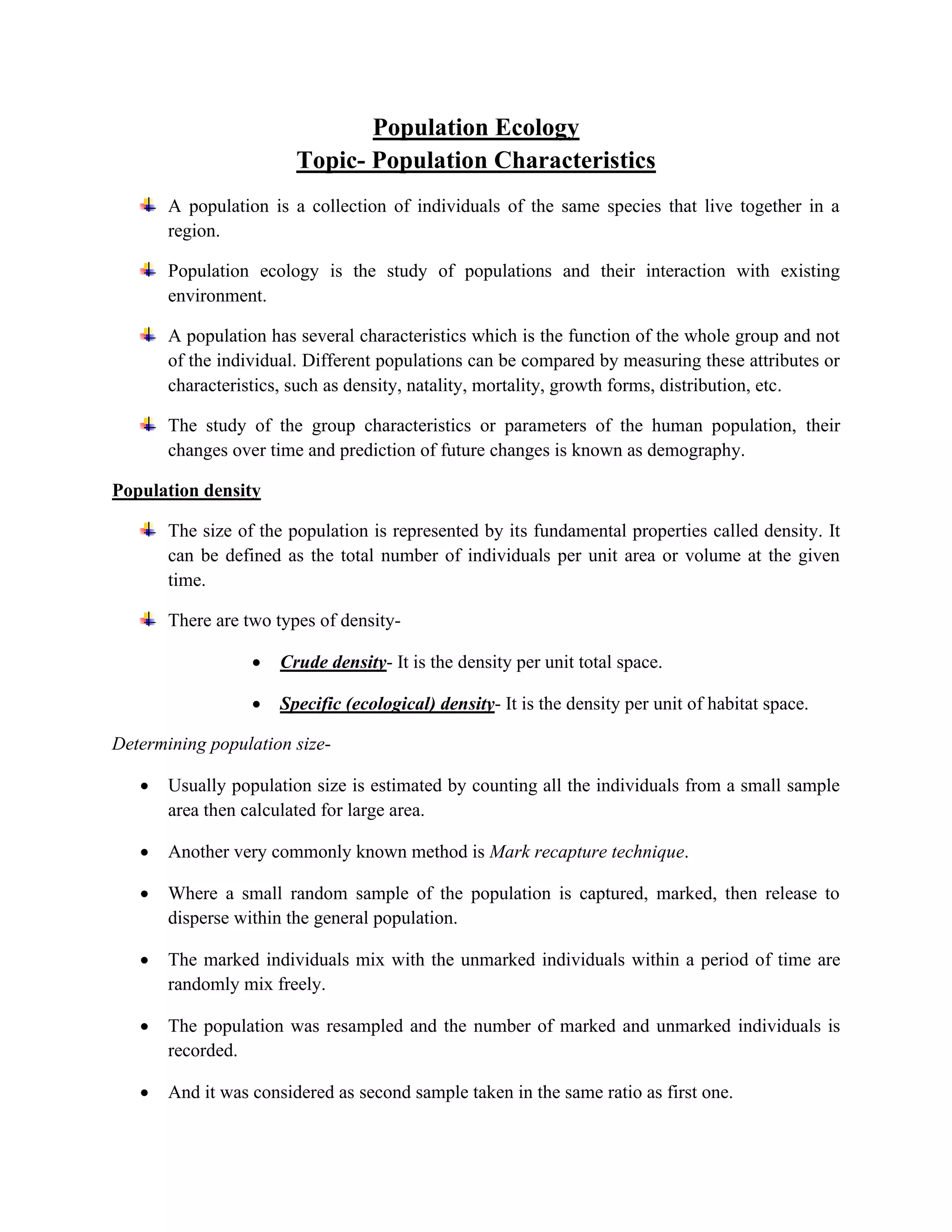 Population characteristics | PDF