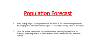 population forecast and it's basic use in various engineering ...
