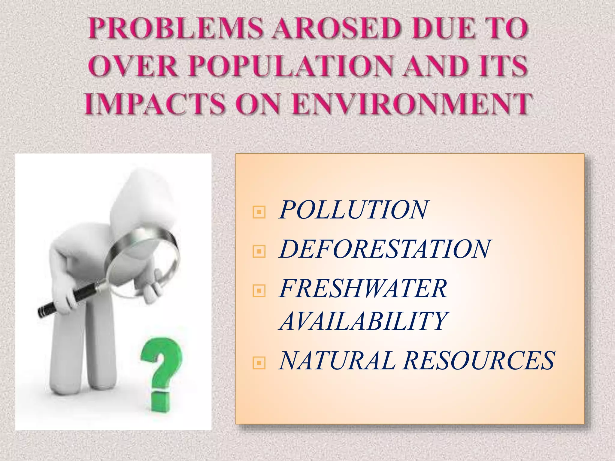 Population Control and Related Health Programmes | PPTX