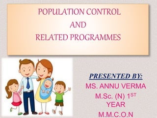 Population Control and Related Health Programmes | PPTX