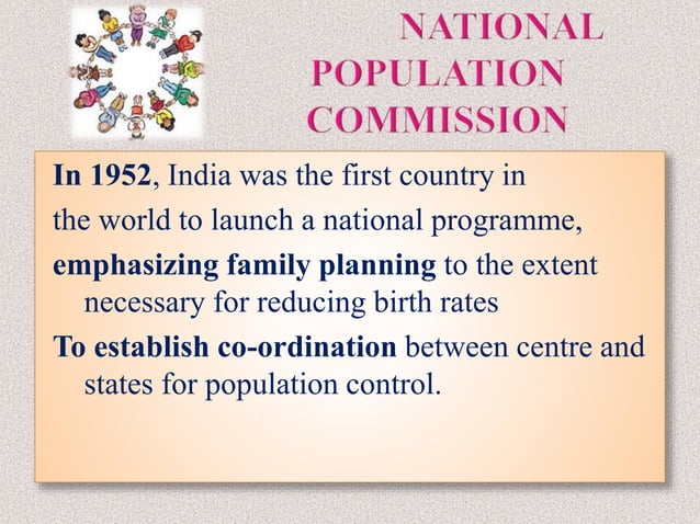 Population Control and Related Health Programmes | PPTX
