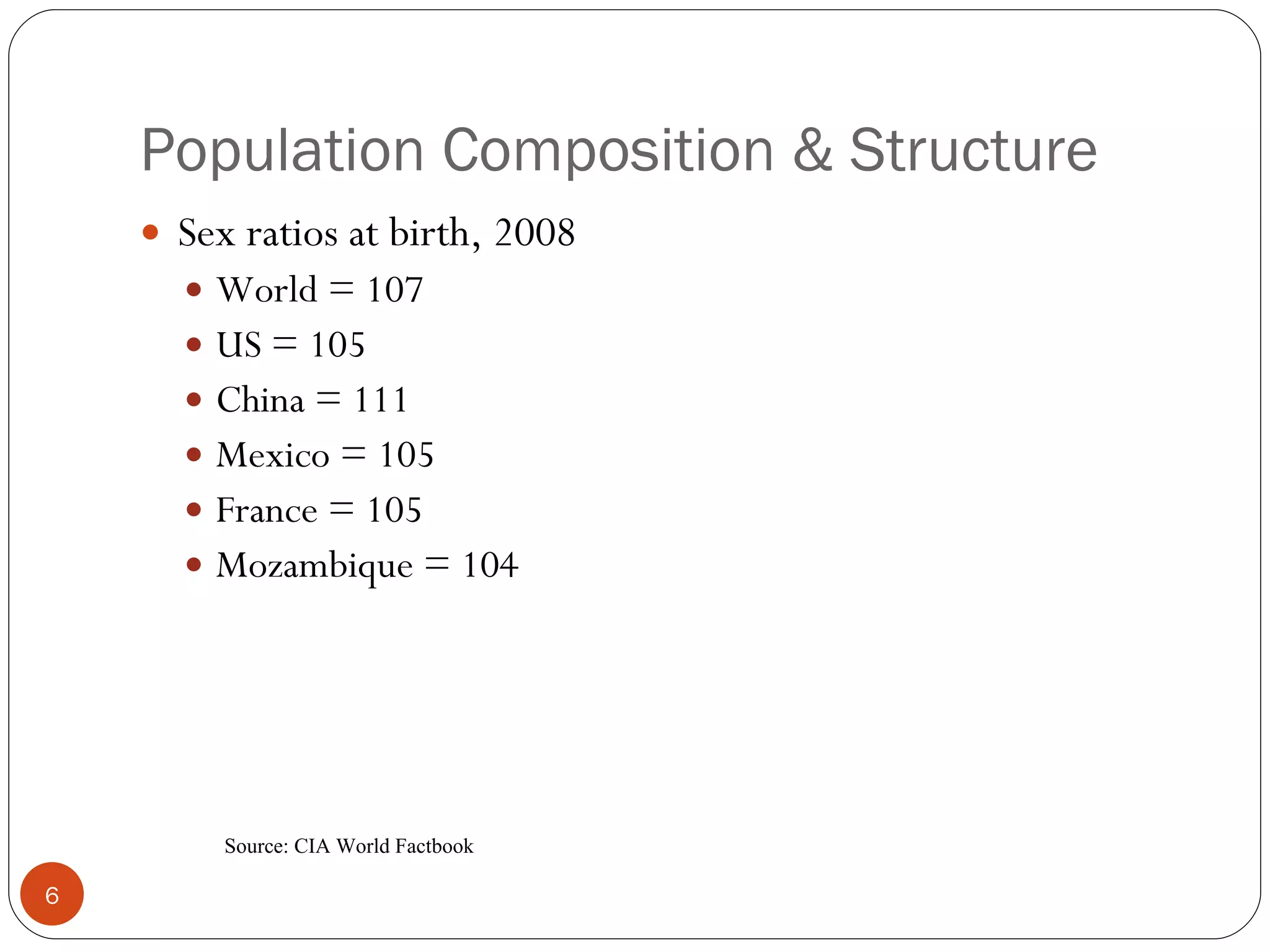 Population Composition And Structure Ppt
