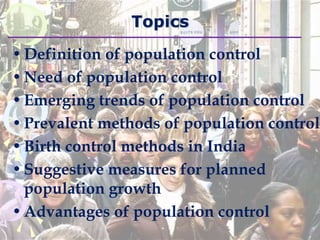 Population Control | PPTX