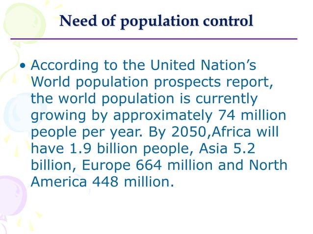 Population Control | PPTX