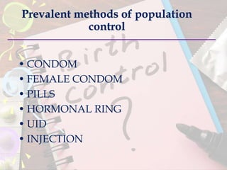 Population Control | PPTX
