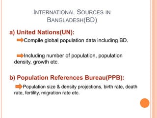 Population data sources | PPTX