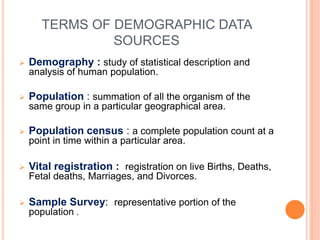 Population data sources | PPTX