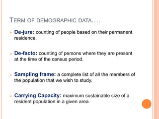 Population data sources | PPTX