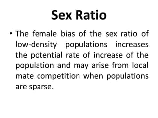 Population demography and dynamics | PPTX