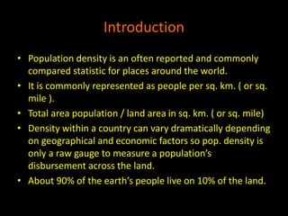 Population density | PPTX