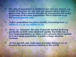 Population ( class 9 ) | PPTX