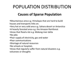 Population distribution | PPT