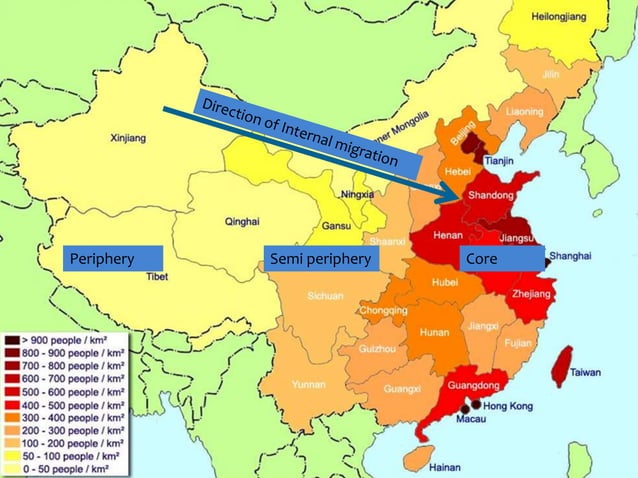 Population distribution in China 1 | PPTX | Geography | Science