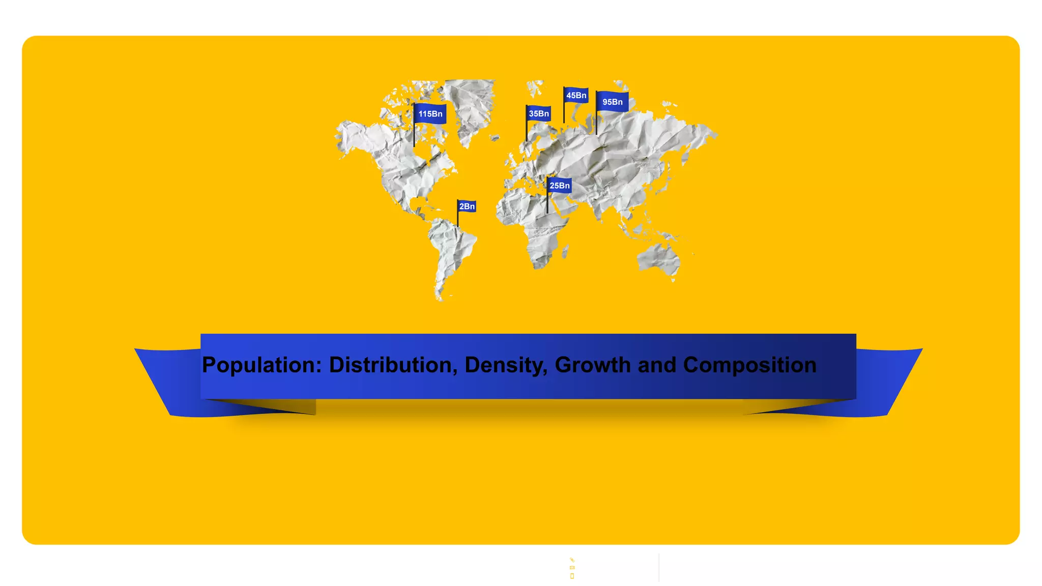 Population distribution, density, growth and composition | PPTX
