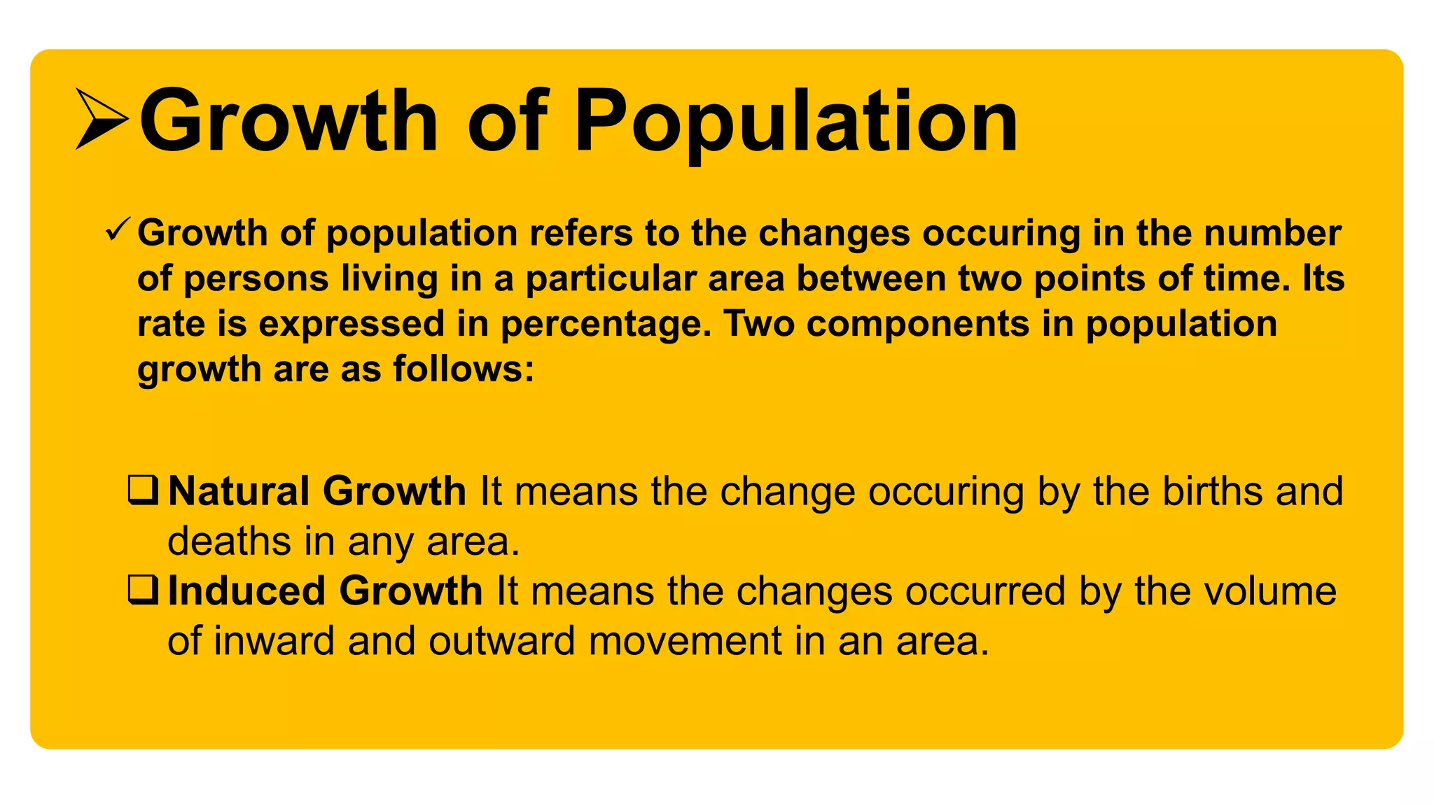 Population Distribution Density Growth And Composition Pptx