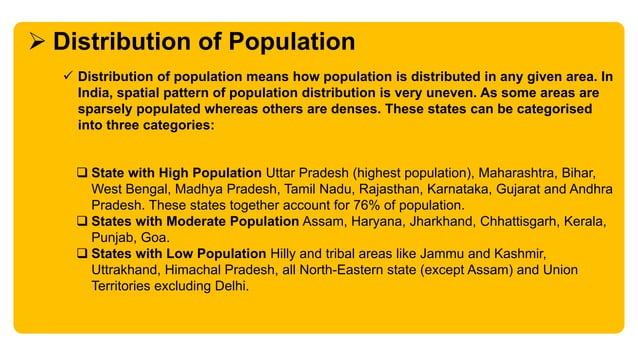 Population distribution, density, growth and composition | PPTX ...