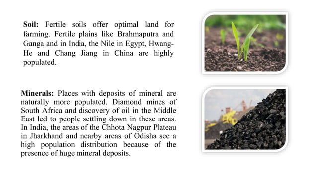 Population distribution in India and Factors affecting the distribution | PPTX | Geography | Science