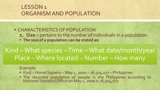 Population Dynamics | PPTX