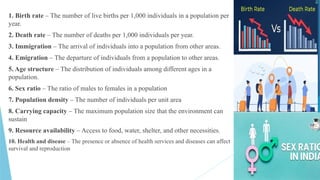 Comprehensive Overview of Population Dynamics in Health and Society | PPTX