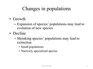 Population dynamics | PPT