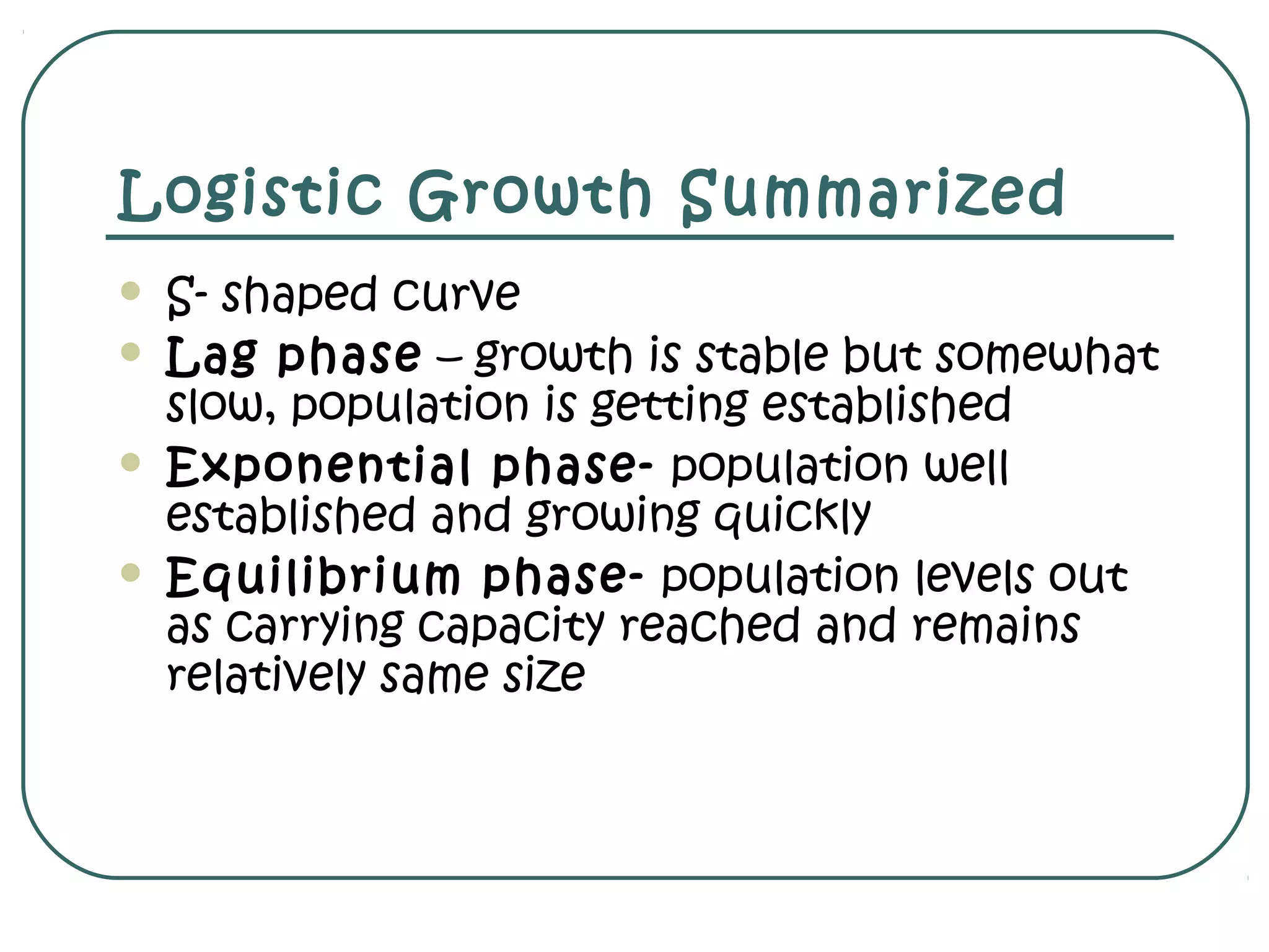 Population dynamics | PPT