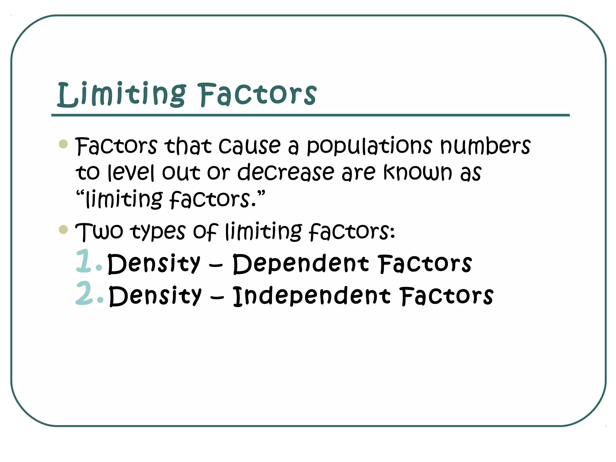 Population dynamics | PPT