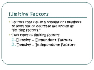 Population dynamics | PPT