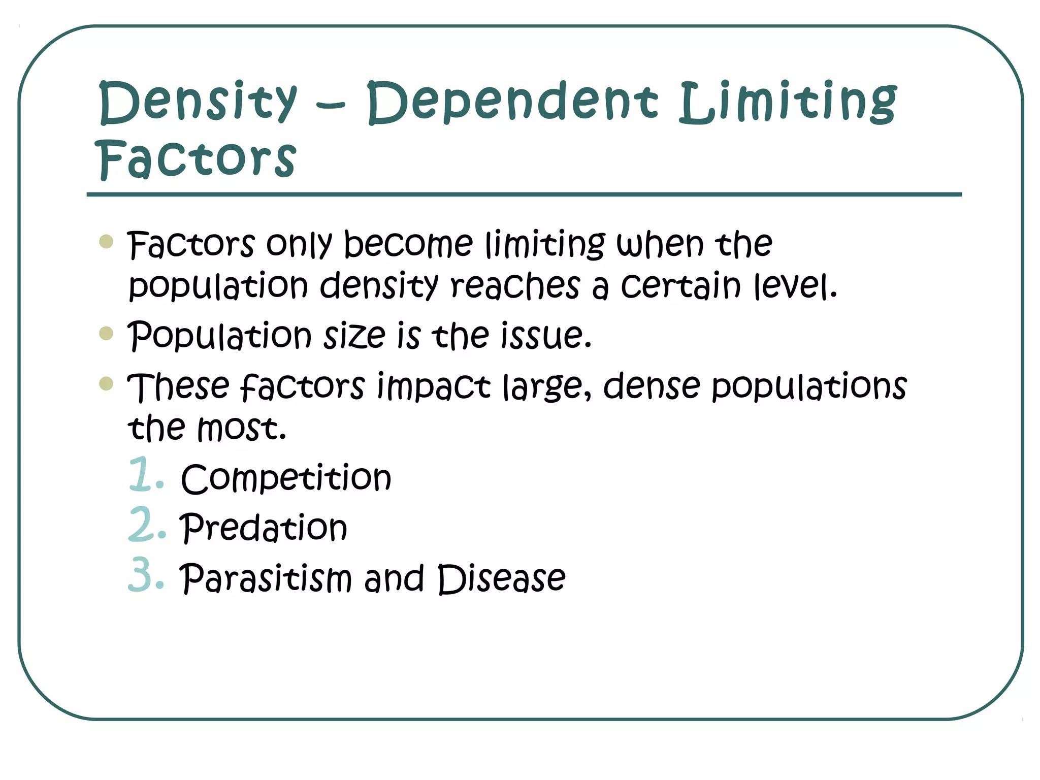 Population dynamics | PPT