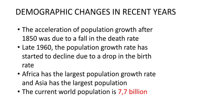 AS Human Geography - Population dynamics | PPT
