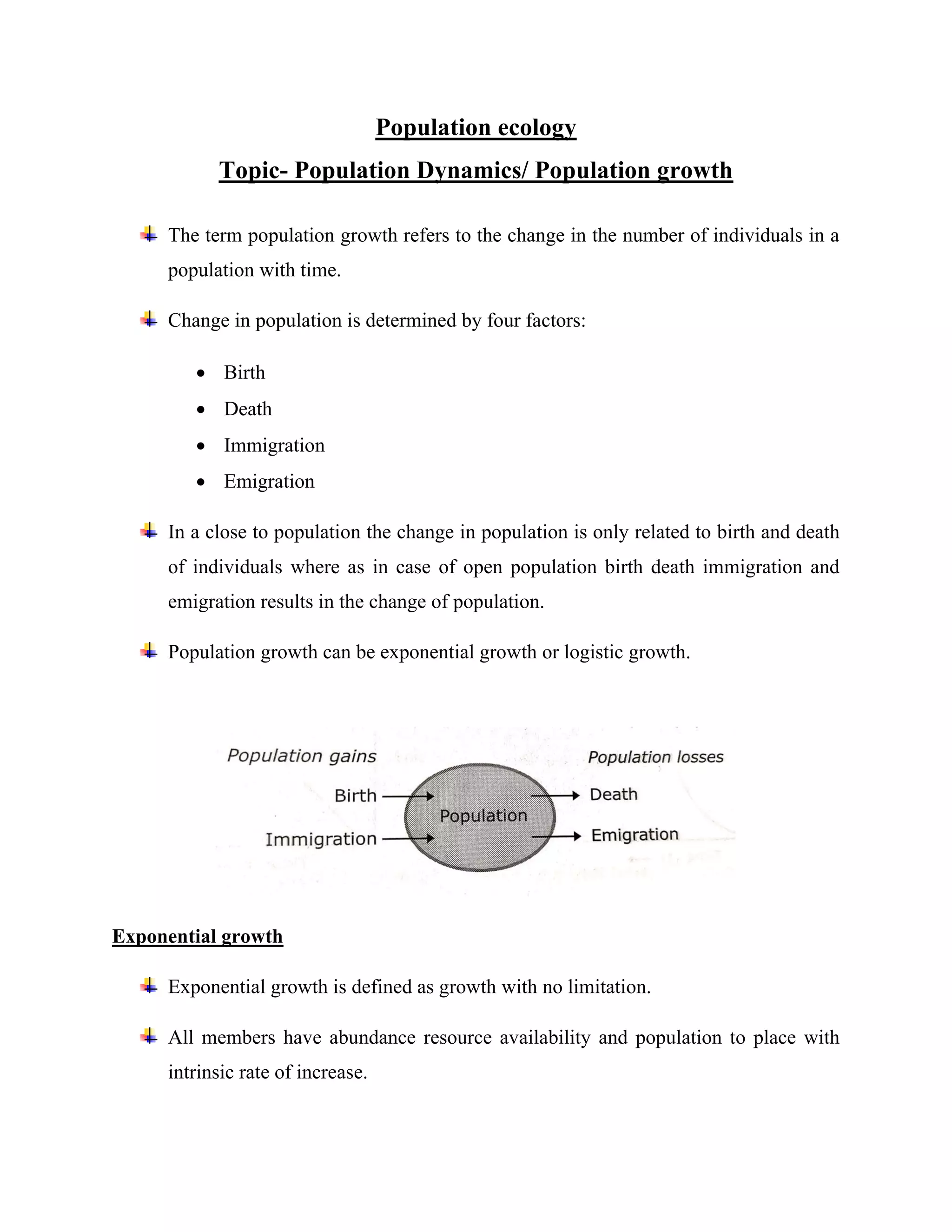 Population dynamics | PDF