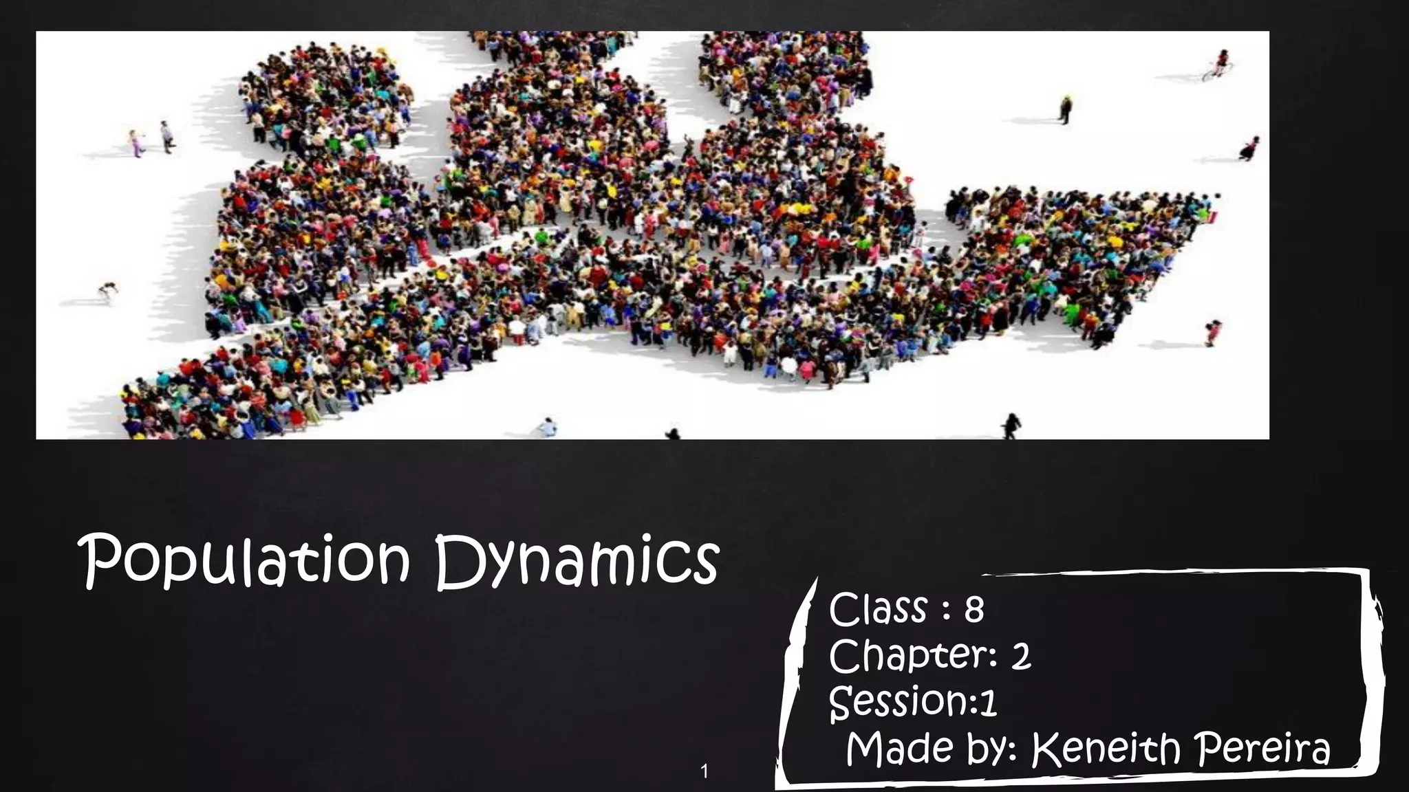 Population dynamics understanding basics | PDF