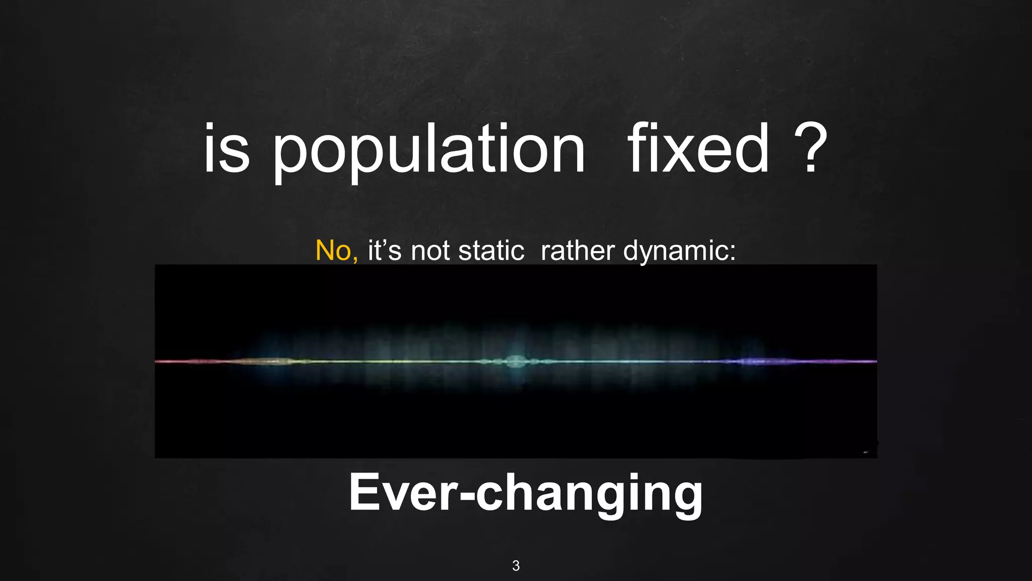 Population dynamics understanding basics | PPT
