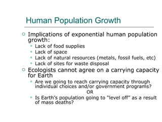 Population ecology | PPT | Environment | Science