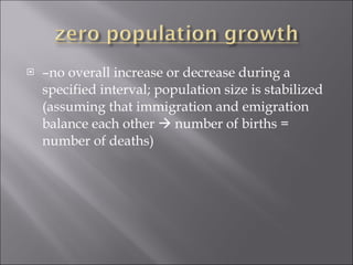 Population ecology | PPT