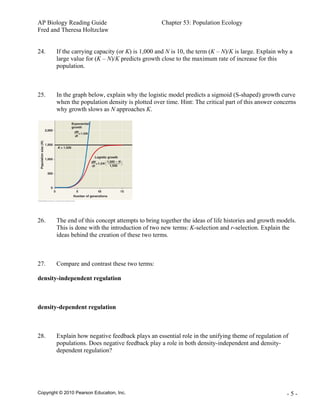 Population ecology | PDF | Birdwatching | Hobbies & Interests