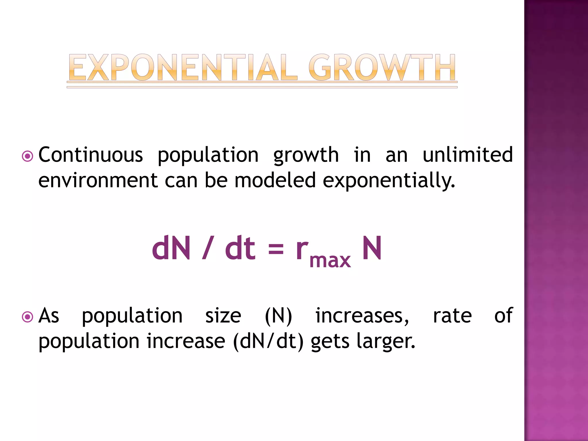 Population ecology | PPTX