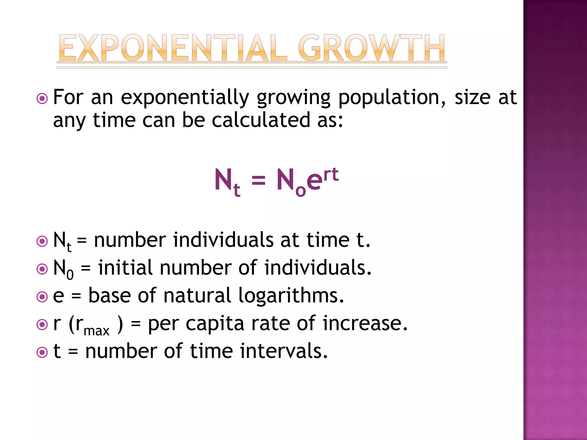 Population ecology | PPTX