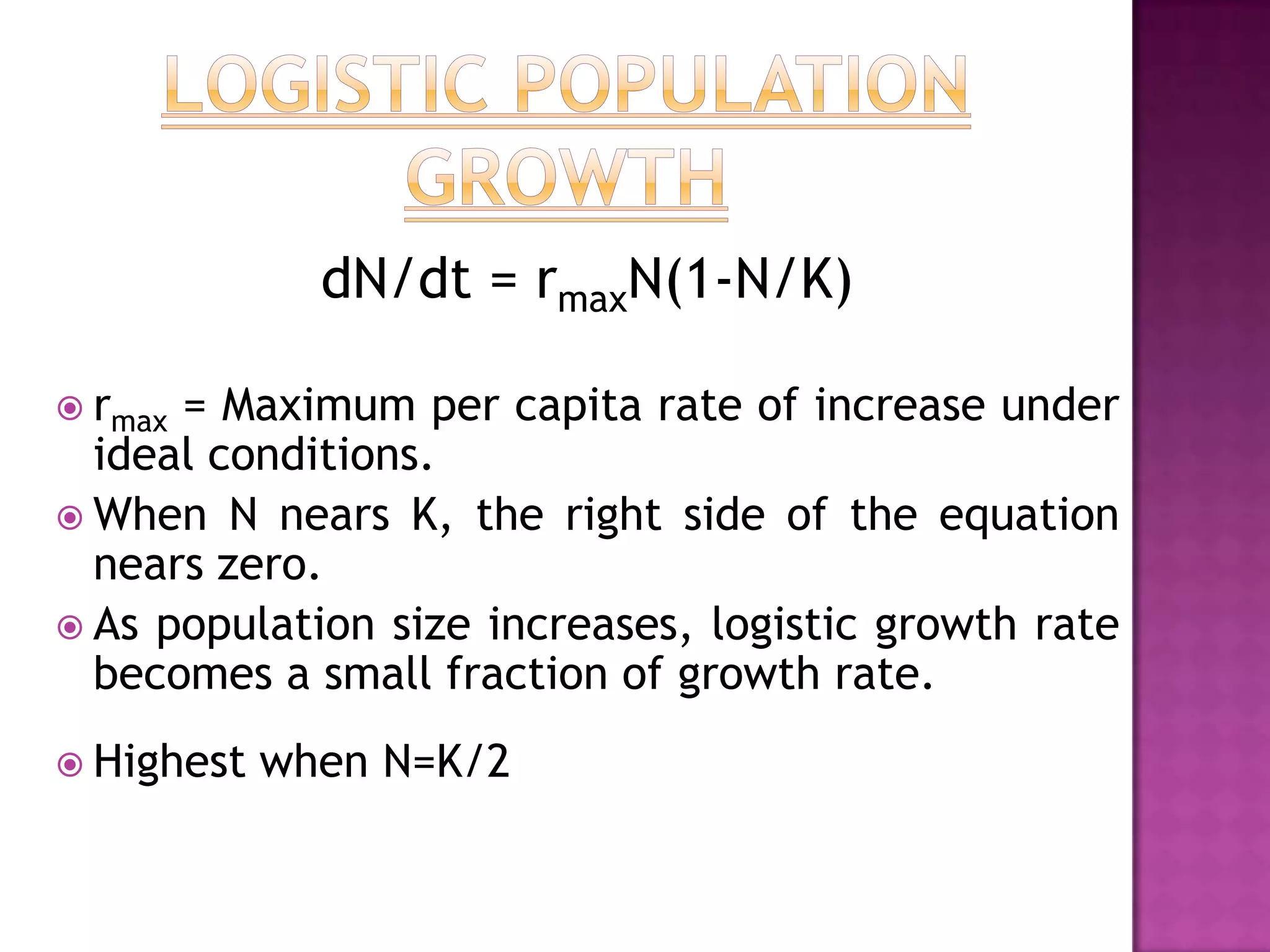 Population ecology | PPTX